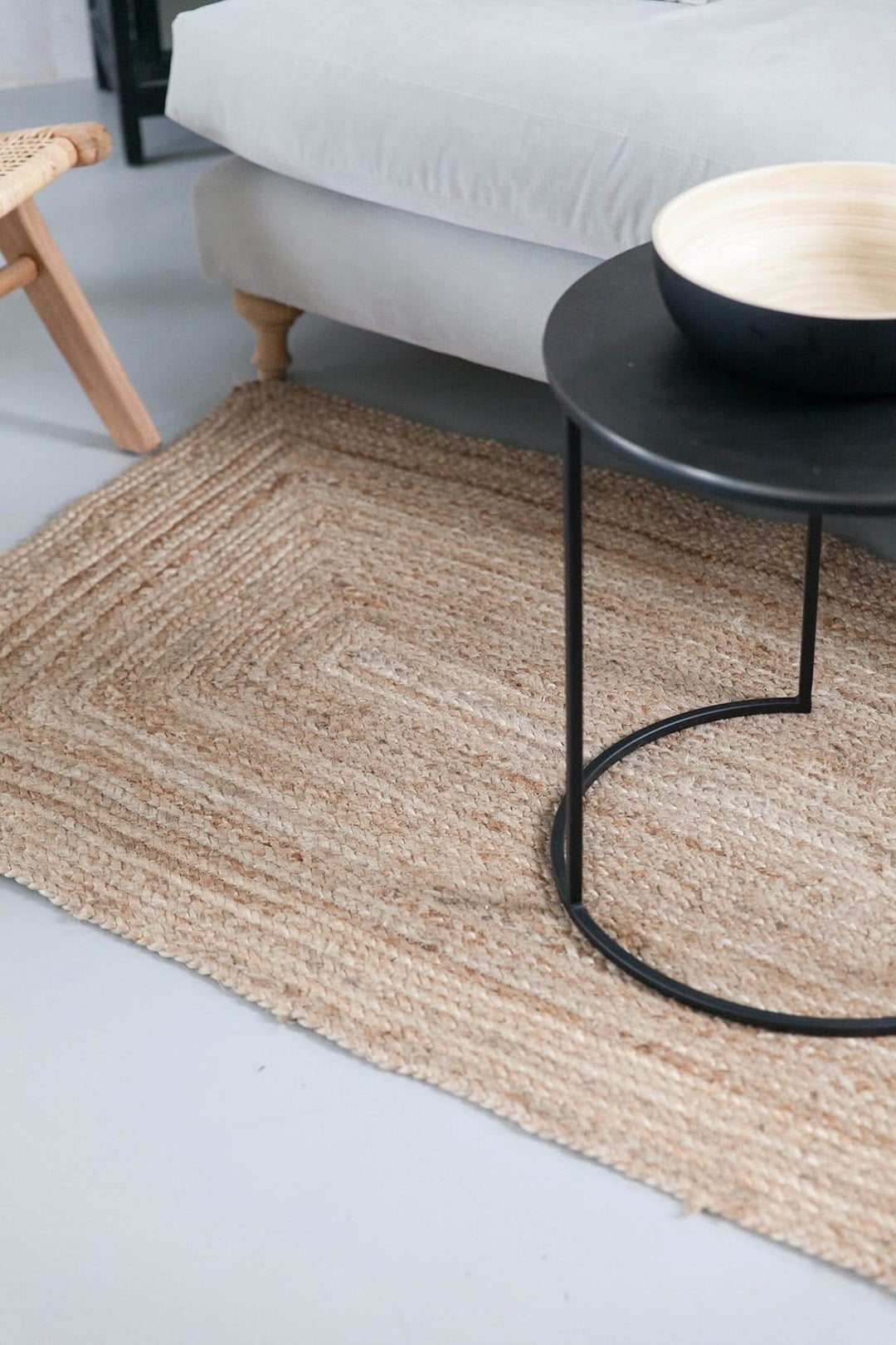 100% natural Jute Lotta Rug : Jord Home Natural Scandi Rugs
